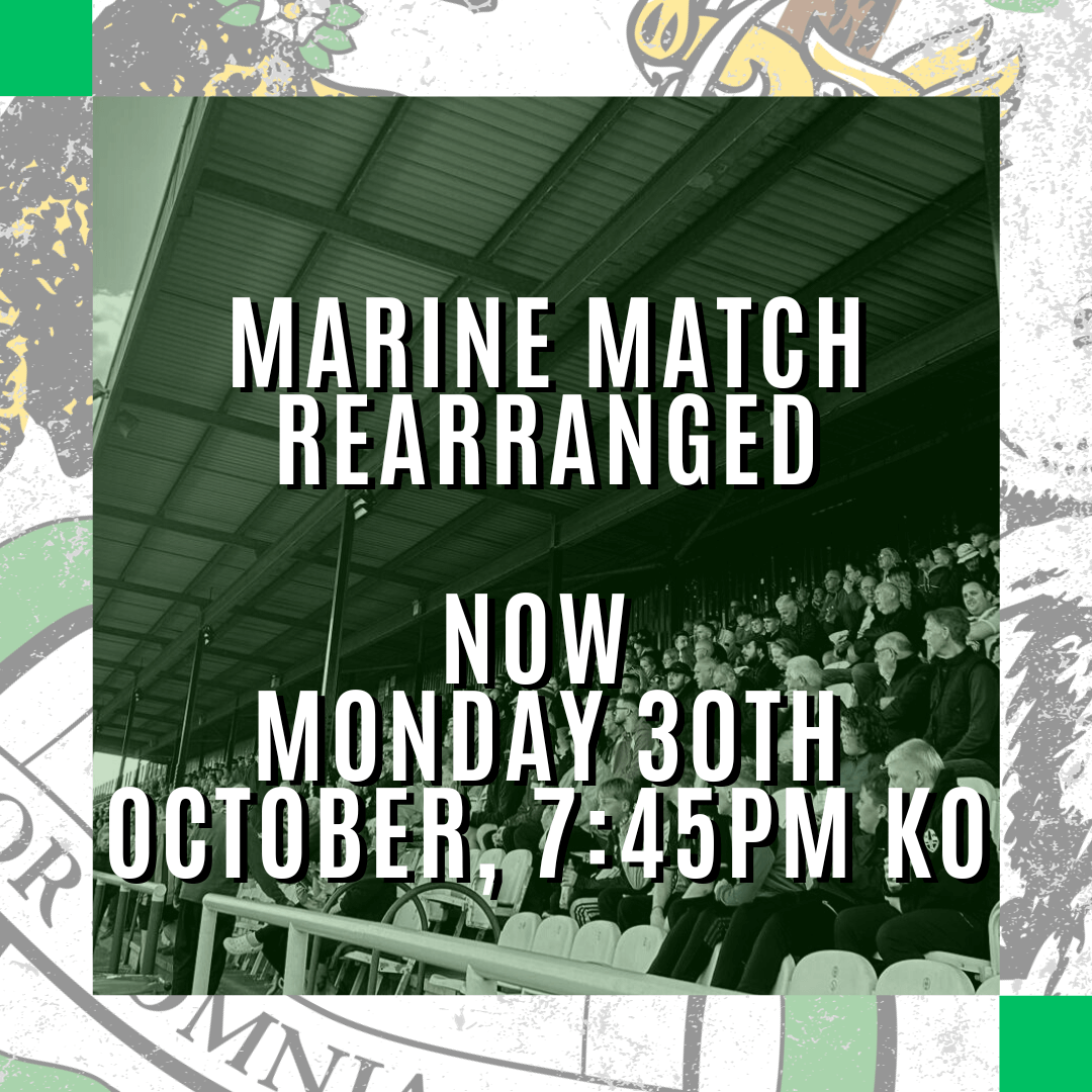 Bradford (Park Avenue) AFC News - MATCH REARRANGED – MARINE AFC NOW ON ...