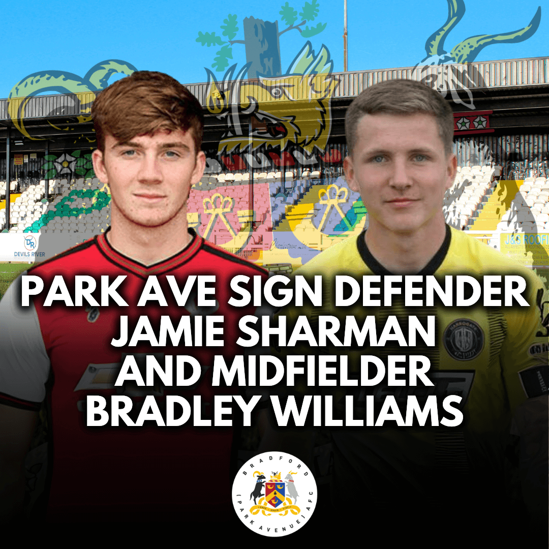 Bradford (Park Avenue) AFC News - AVENUE SIGN DEFENDER JAMIE SHARMAN ...