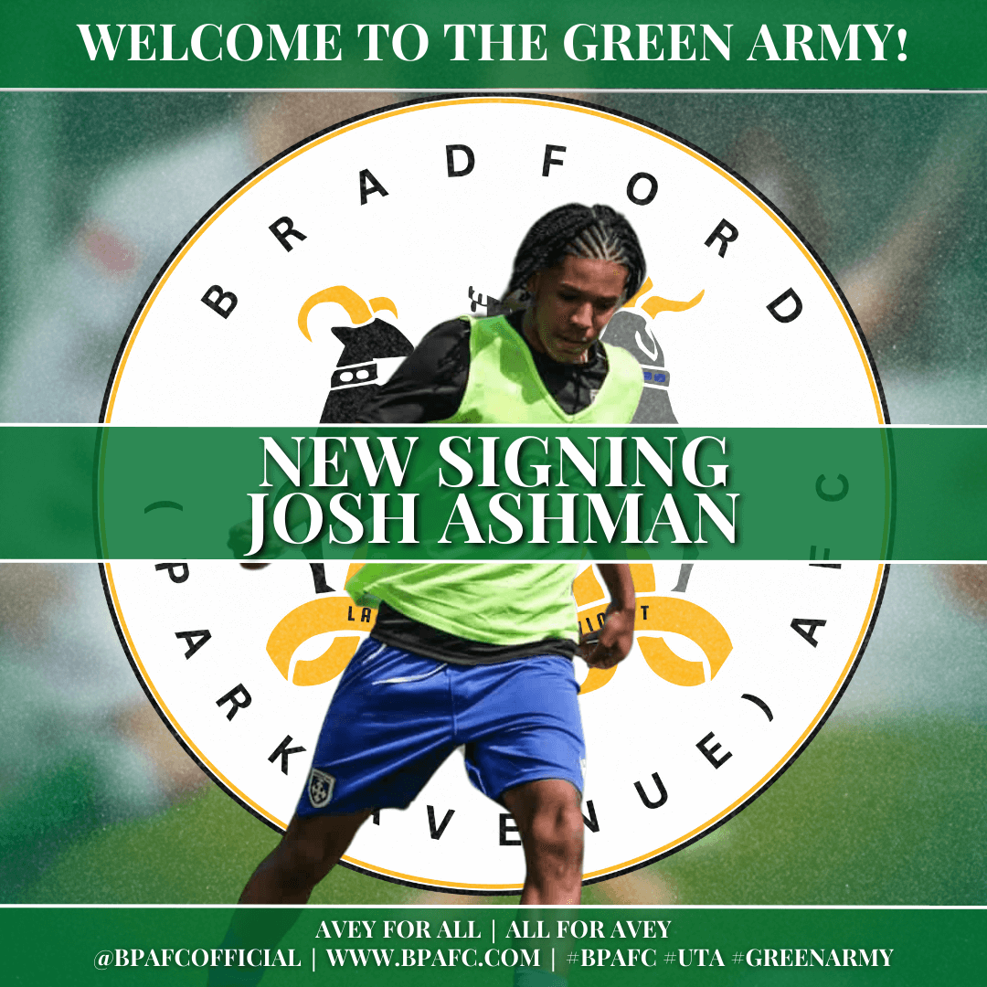 Bradford (Park Avenue) AFC News - Bradford (Park Avenue) Signs Former ...